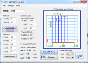 DEEP BEAM - STRES Software